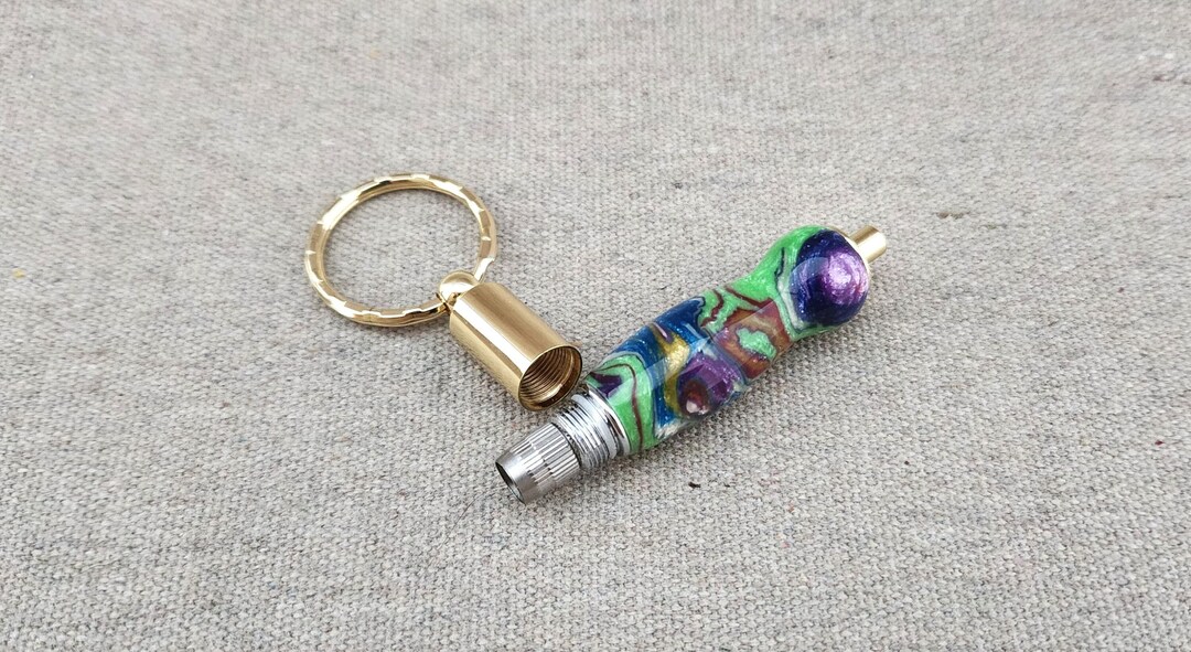 Handcrafted Cigar Punch, Alumilite, Cigar Punch Keychain, Cigar Cutter ...