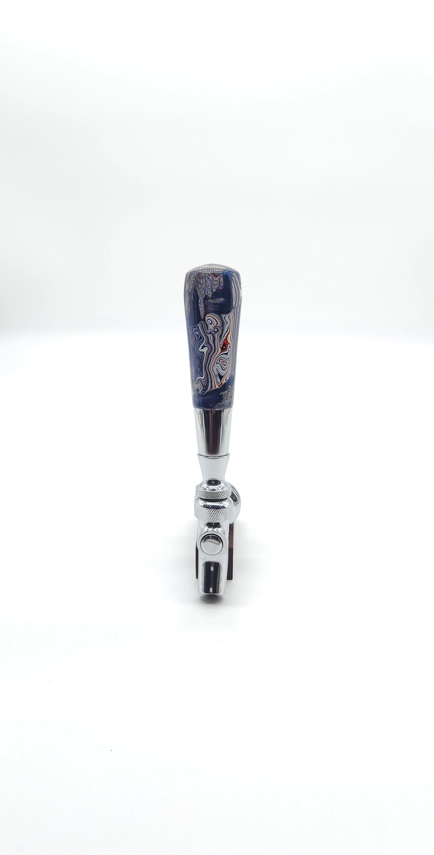 Handcrafted Beer Tap Handle With Fordite, Tap Handle, Beer Lovers Gift ...