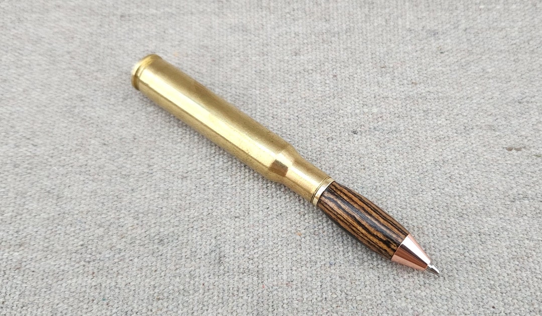 Handcrafted Bullet Pen Made From 30-06 Casing and Bocote - Etsy