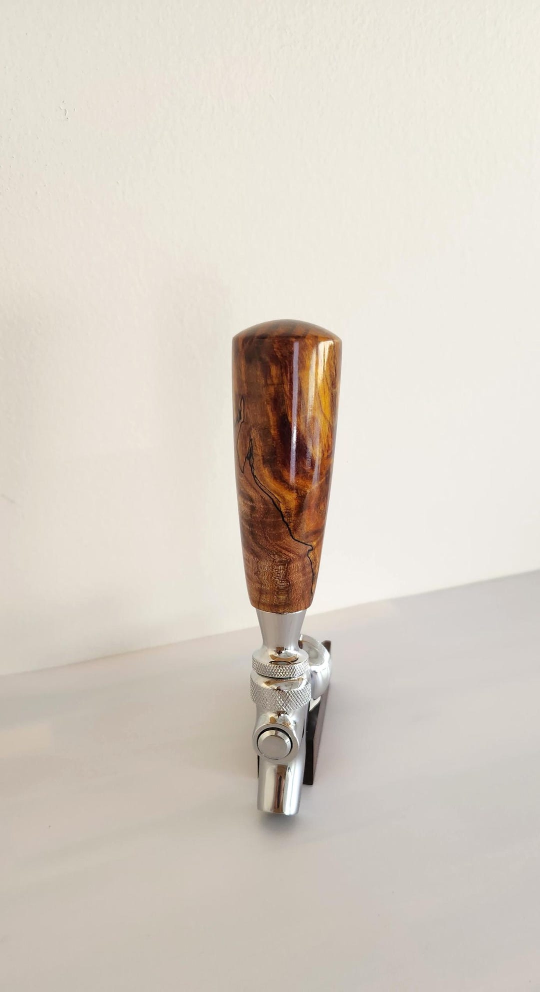 Handcrafted Wood Beer Tap Handle Made With Spalted Maple Burl - Etsy