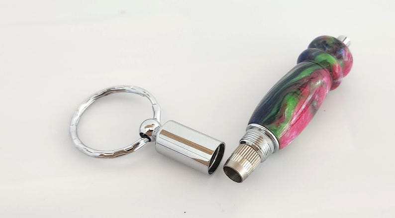 Handcrafted Alumilite Cigar Punch Keychain, Smoker Gift - Etsy