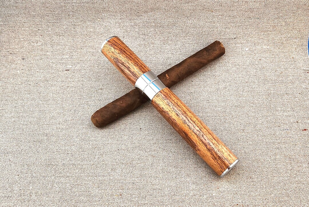 Handcrafted Mesquite Cigar Tube, Wood Cigar Tube, Cigar Carrier, Cigar ...