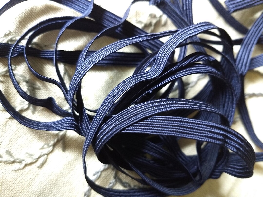 Vintage Gimp Sewing Trim Notion Braid Navy Silk Rayon Crafts 1900's - Etsy