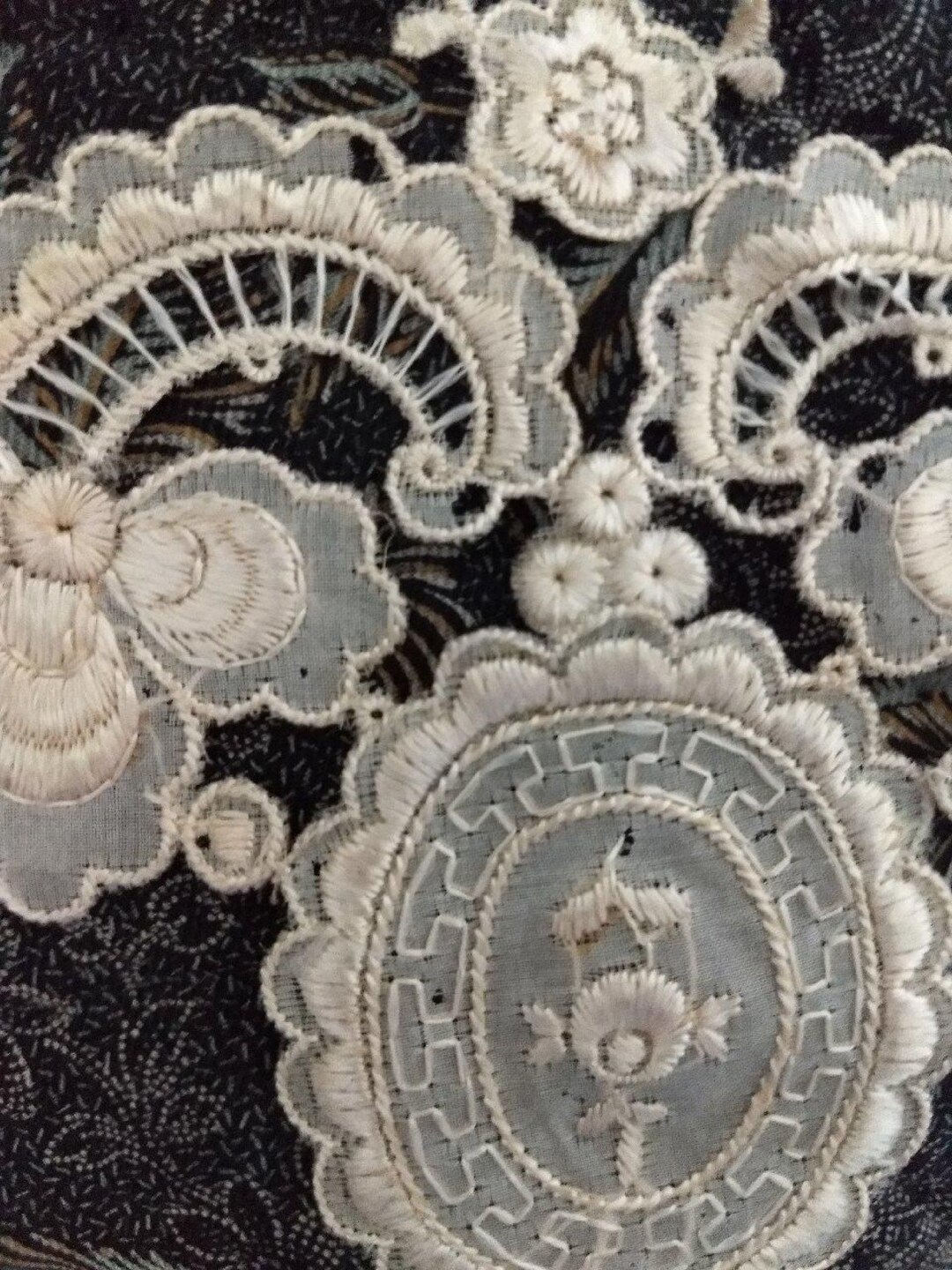 Victorian Edwardian Silk Applique Dress Trim Embellishment - Etsy