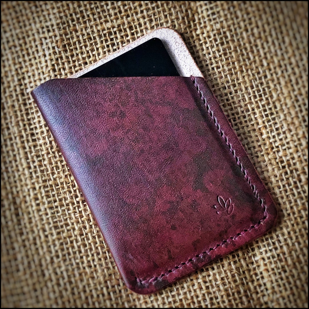 Simple Handmade Leather Single Pocket Wallet. Handmade in the UK ...