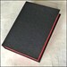 A4 Clamshell Box Hand Bound in Black Buckram and Red Book Cloth ...