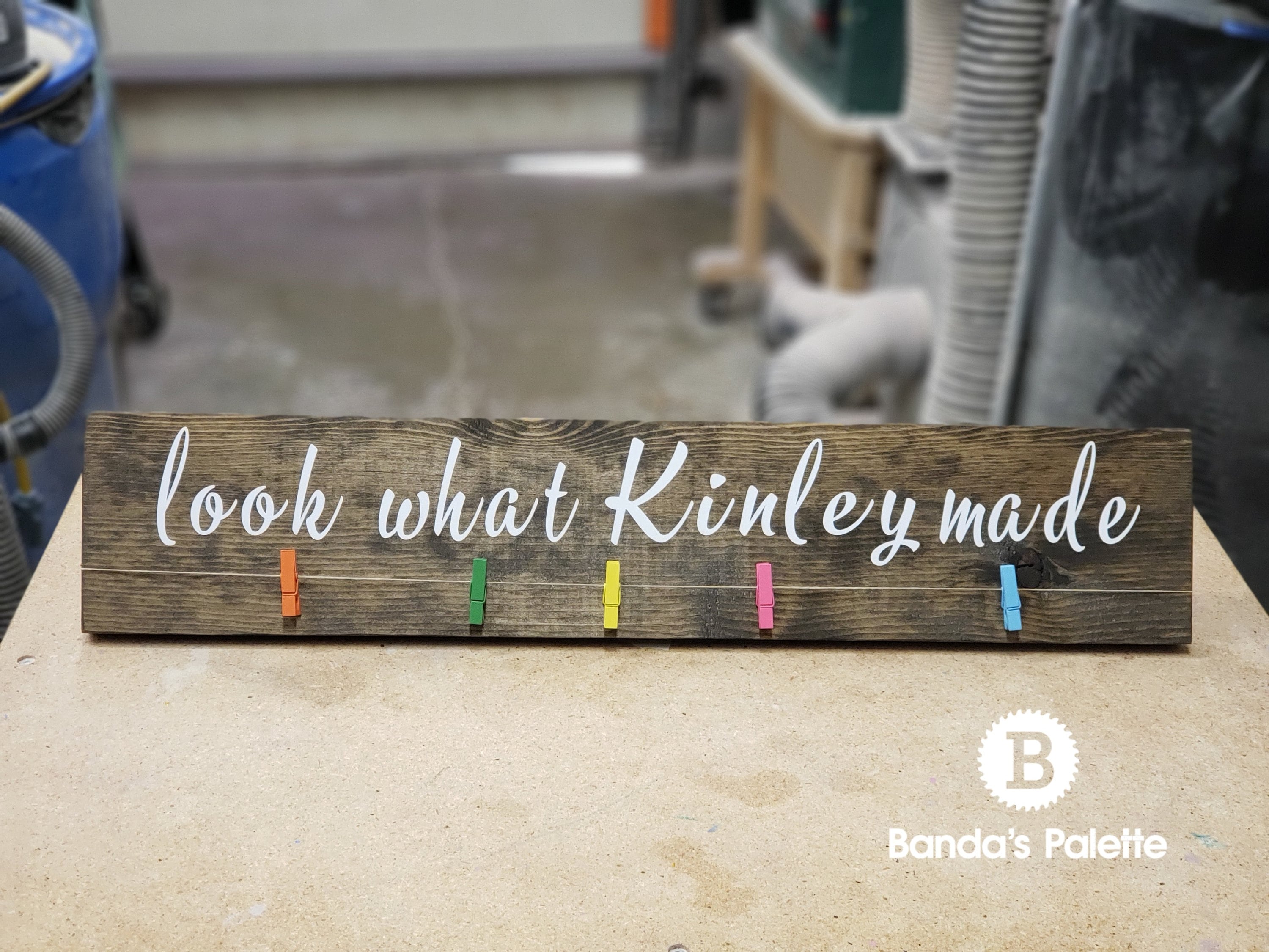 Look what I made sign Personalized As seen on Pinterest Art | Etsy