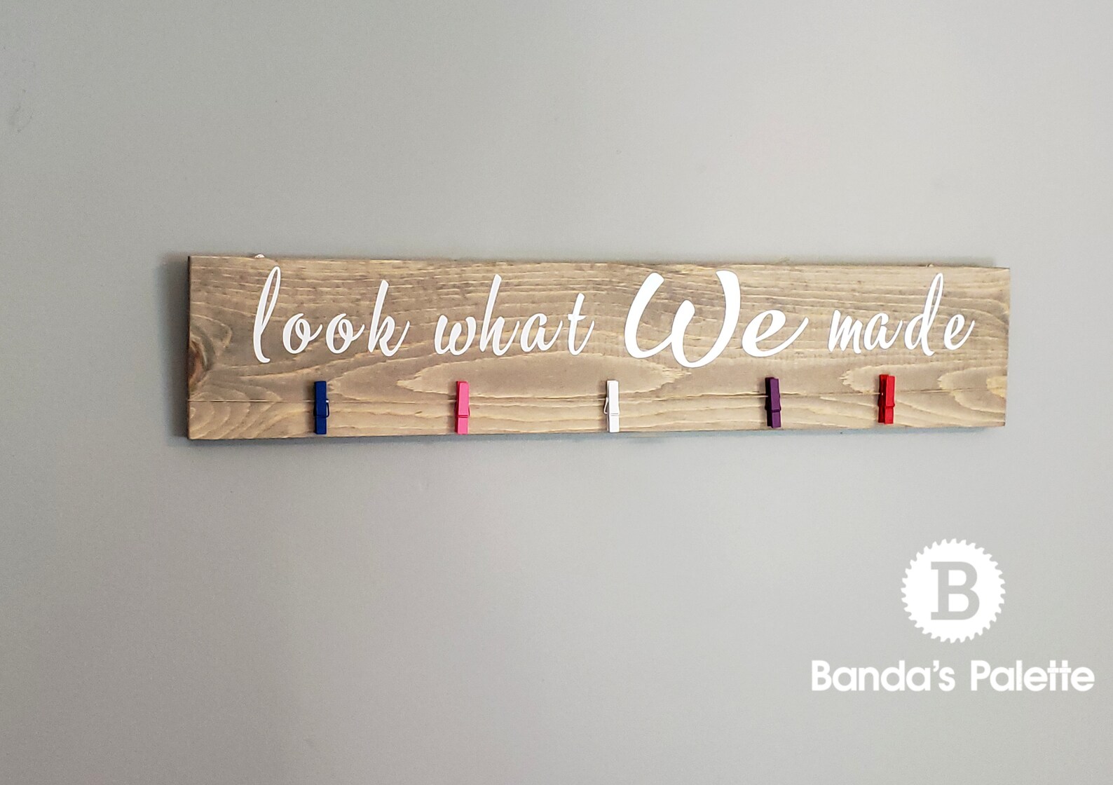 Look What I Made Sign Personalized as Seen on Pinterest Art | Etsy