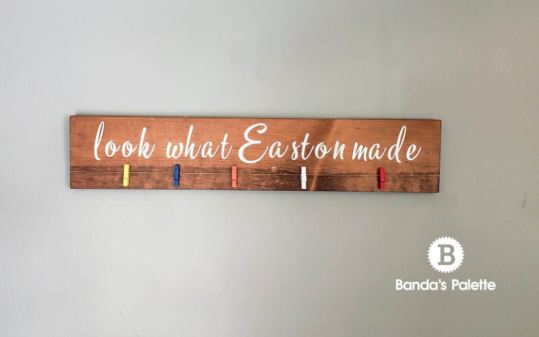 Look What I Made Sign Personalized as Seen on Pinterest Art - Etsy