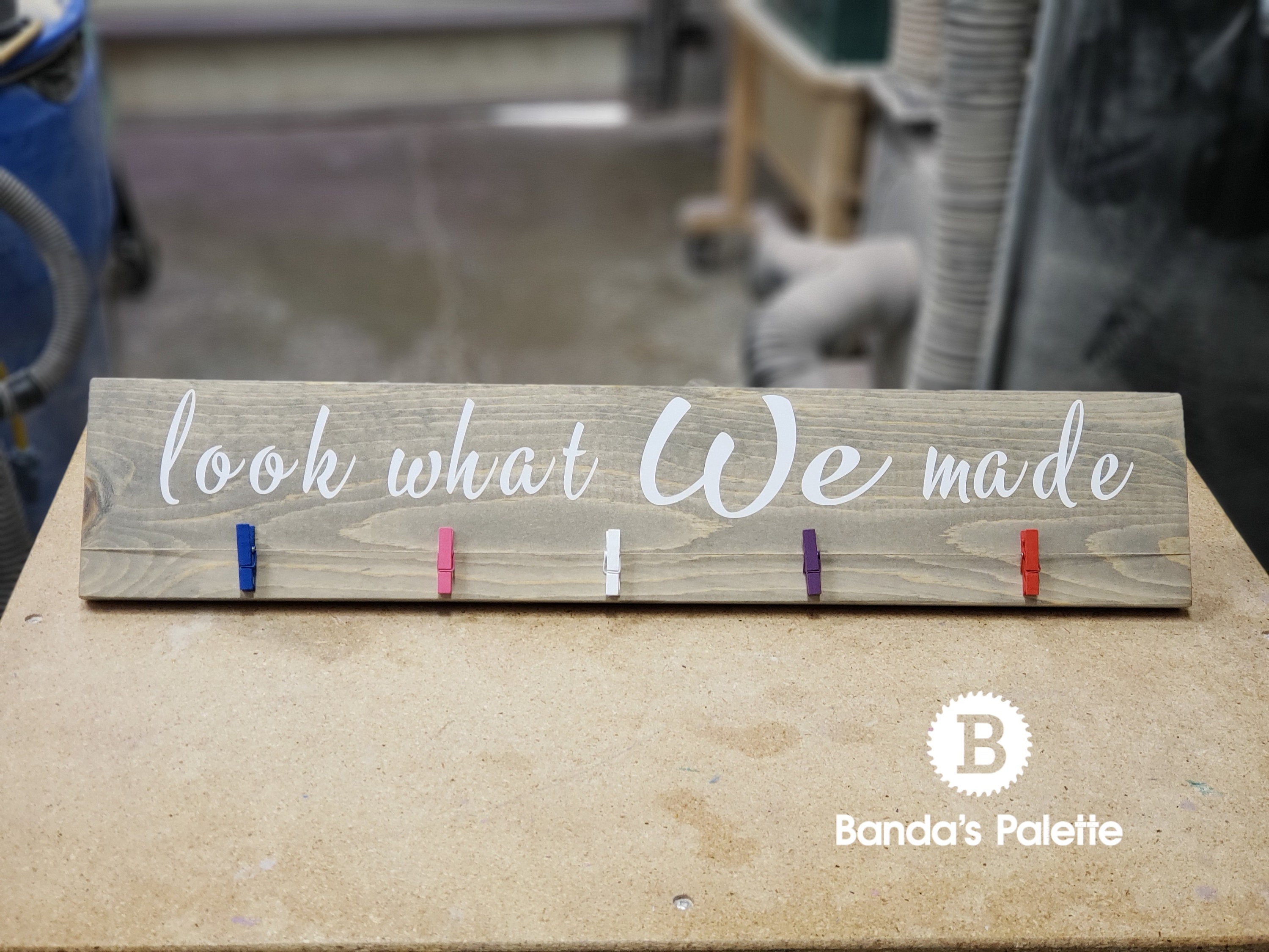 Look what I made sign Personalized As seen on Pinterest Art | Etsy