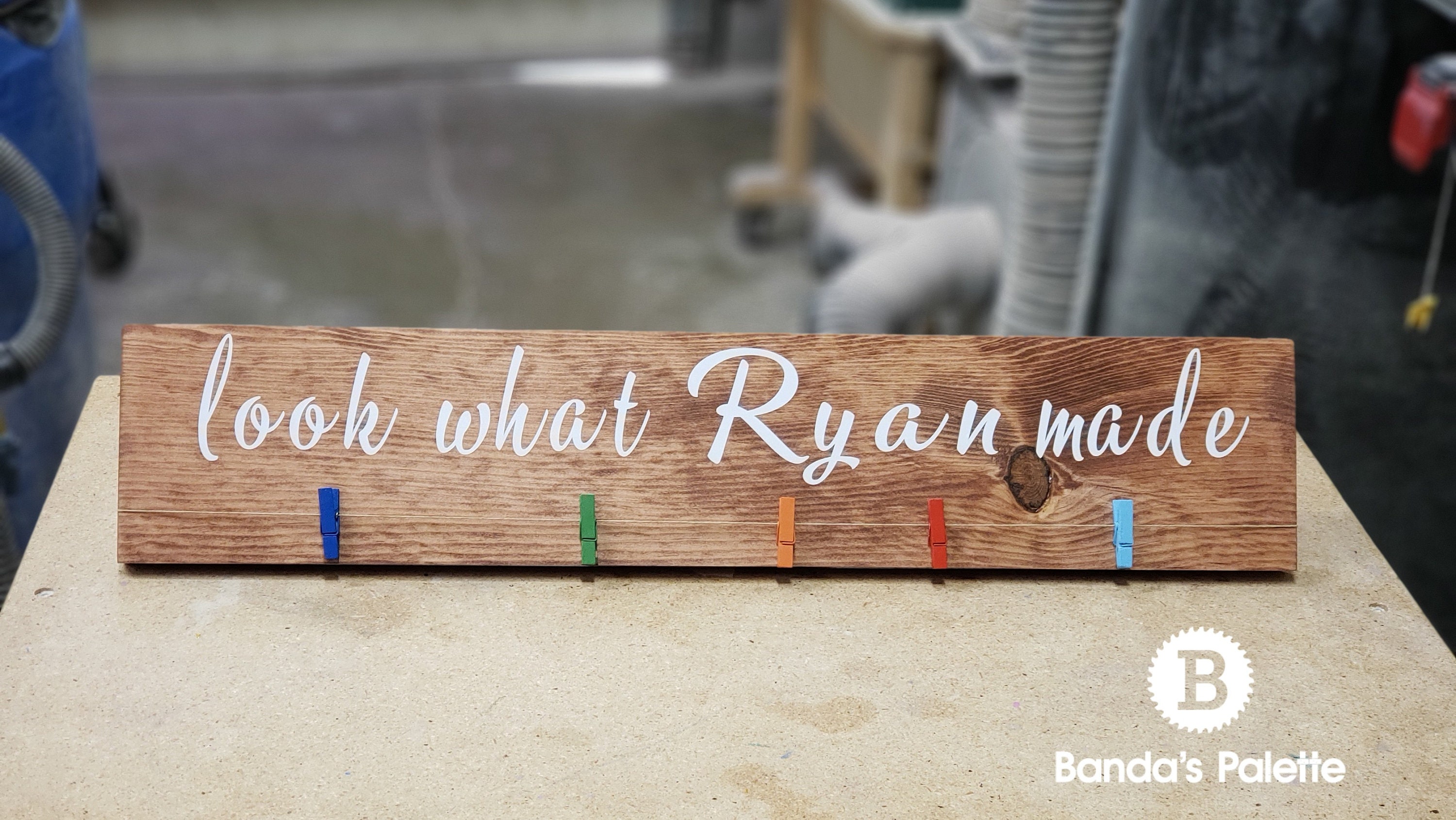 Look what I made sign Personalized As seen on Pinterest Art | Etsy