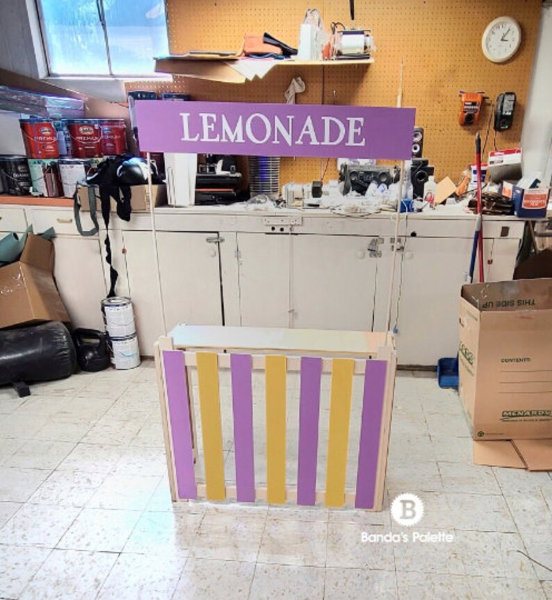 Lemonade Stand Kissing Booth Girl Scout Cookies Photo Prop - Etsy