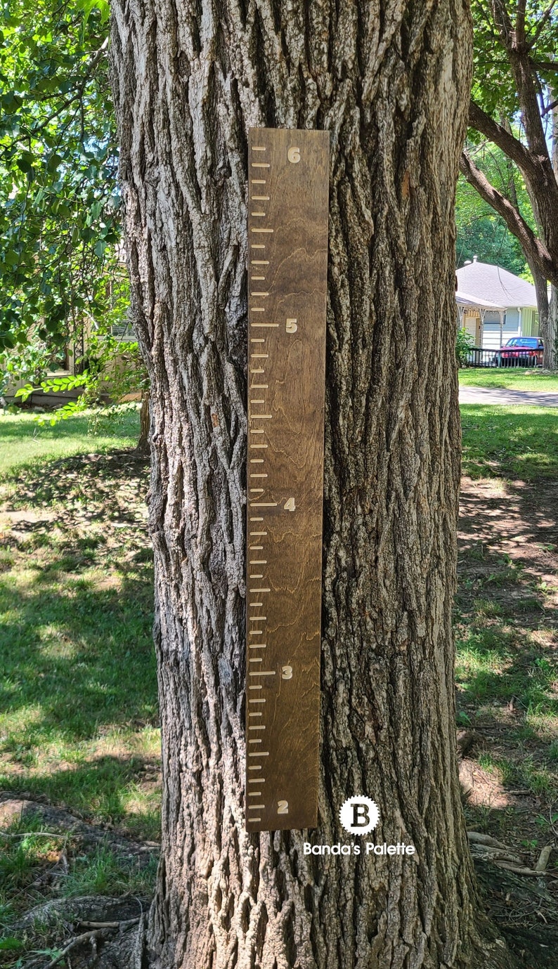 Personalized Wooden Growth Chart Ruler Kids Growth Ruler - Etsy