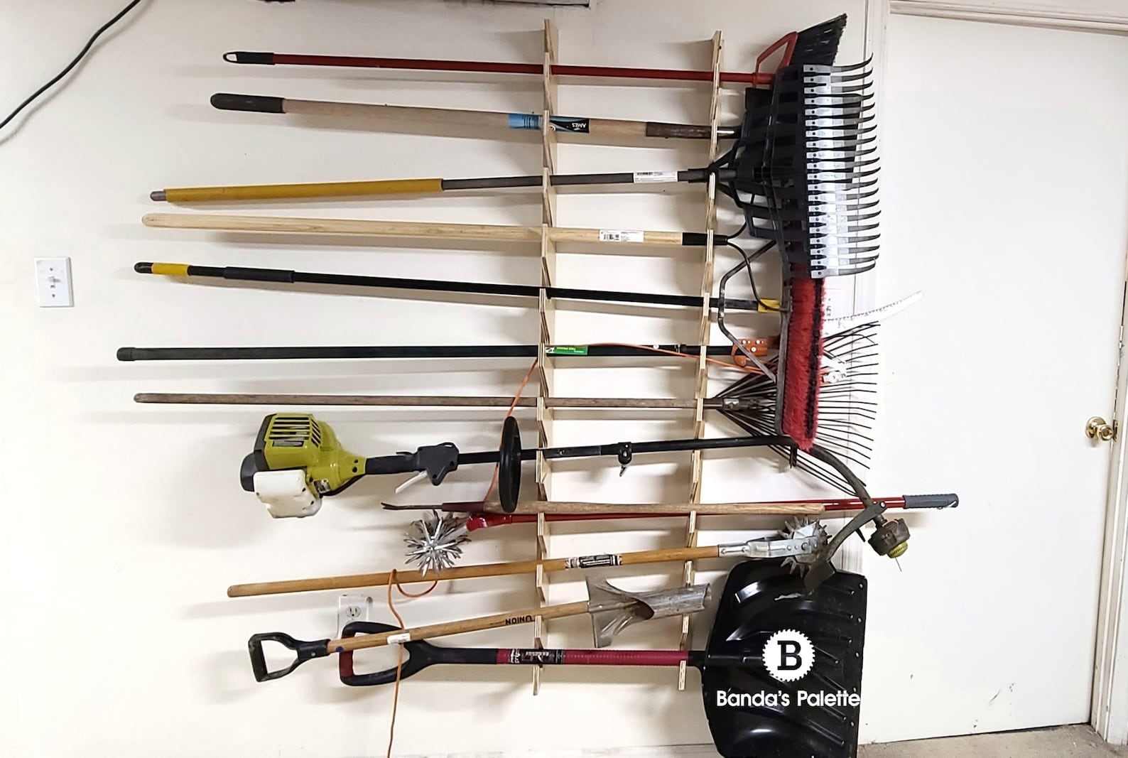 Yard Tool Rack Gardening Rack Rack Storage Rack Rake Rack | Etsy