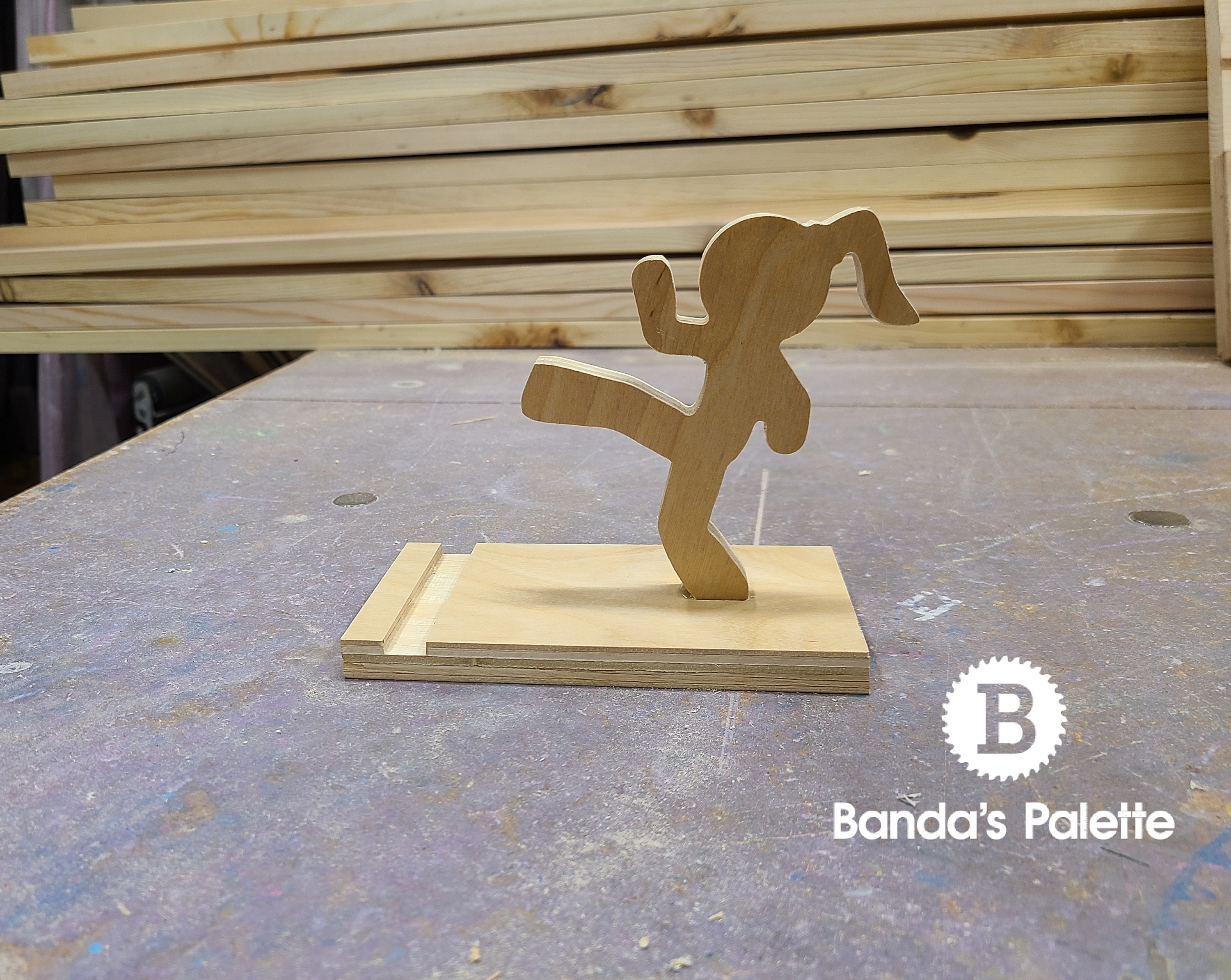 Ninja Kick Wood Phone Holder Mobile Phone Holder Karate | Etsy