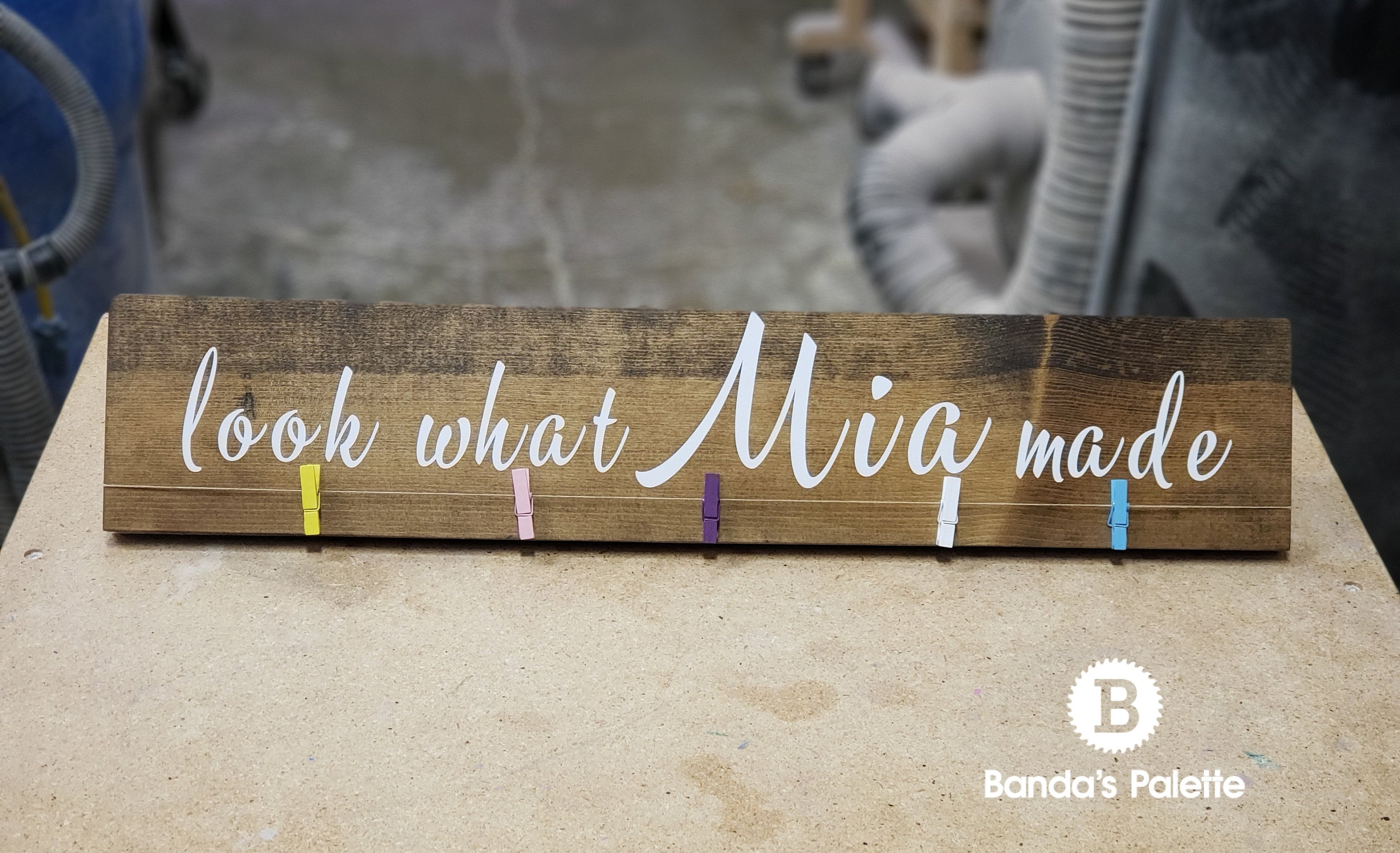 Look what I made sign Personalized As seen on Pinterest Art | Etsy