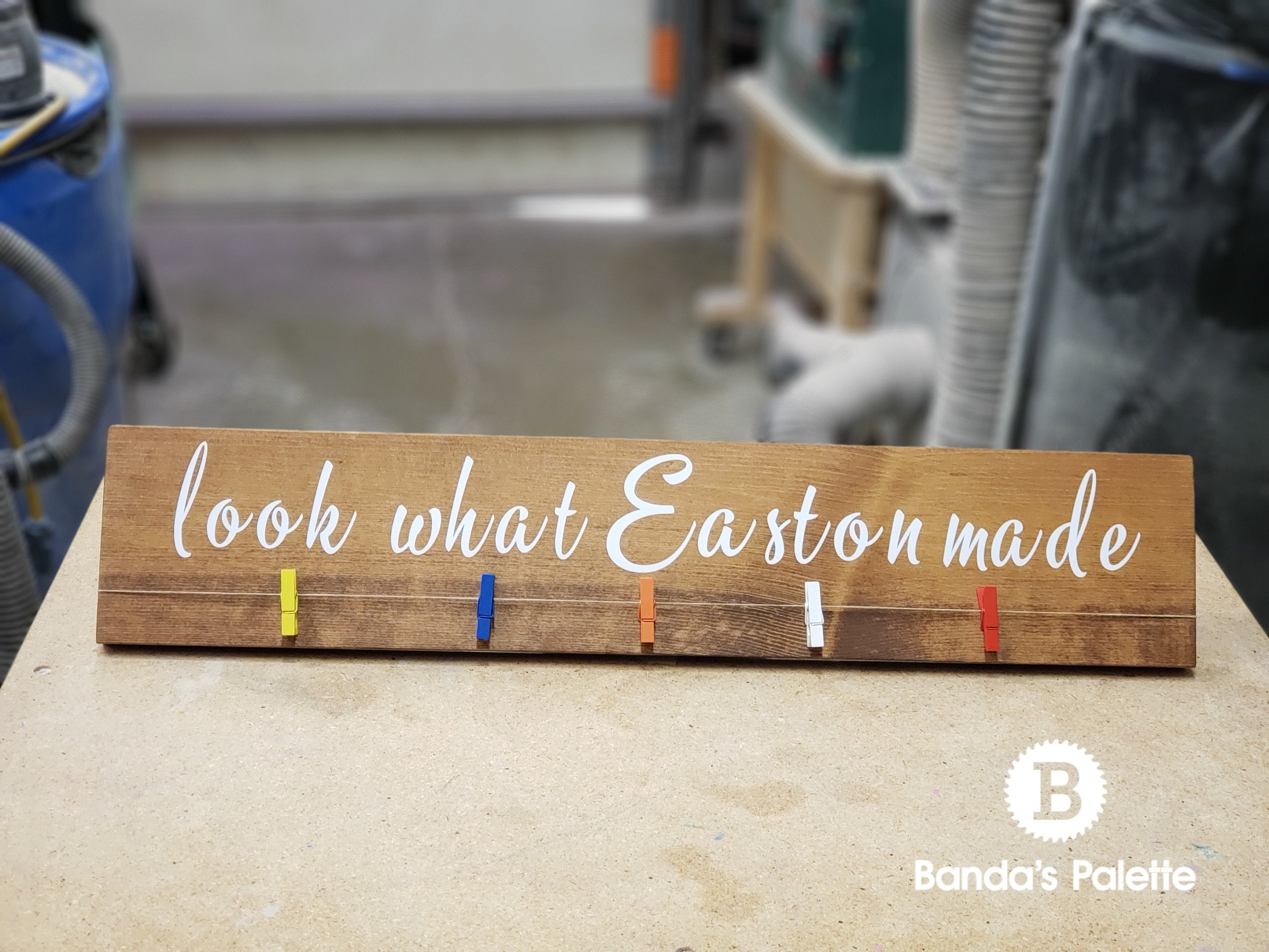 Look what I made sign Personalized As seen on Pinterest Art | Etsy