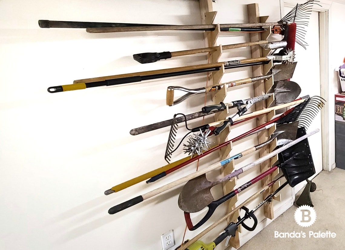 Yard Tool Rack Gardening Rack Rack Storage Rack Rake Rack - Etsy