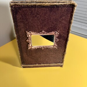 Hamdmade Book Nook Diorama With Lights and Back Mirror One of a Kind ...