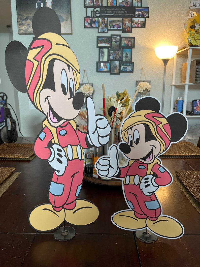 Mickey Mouse and Friends Roadster Birthday Centerpiece 16 - Etsy Mickey Mouse and Friends Roadster Birthday Centerpiece 16 - Etsy