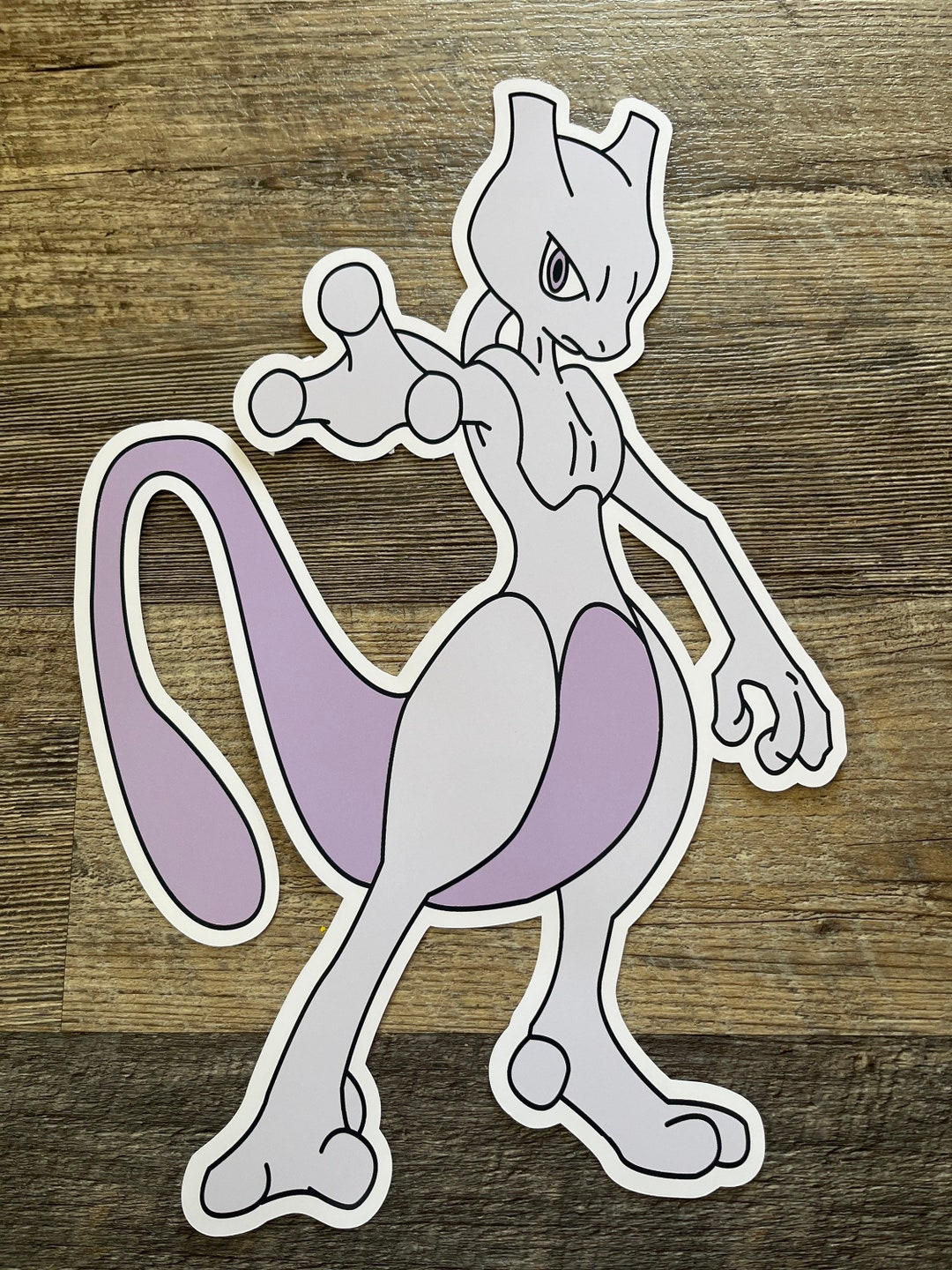 Mew 2 16 Inch Tall Cut Out - Etsy