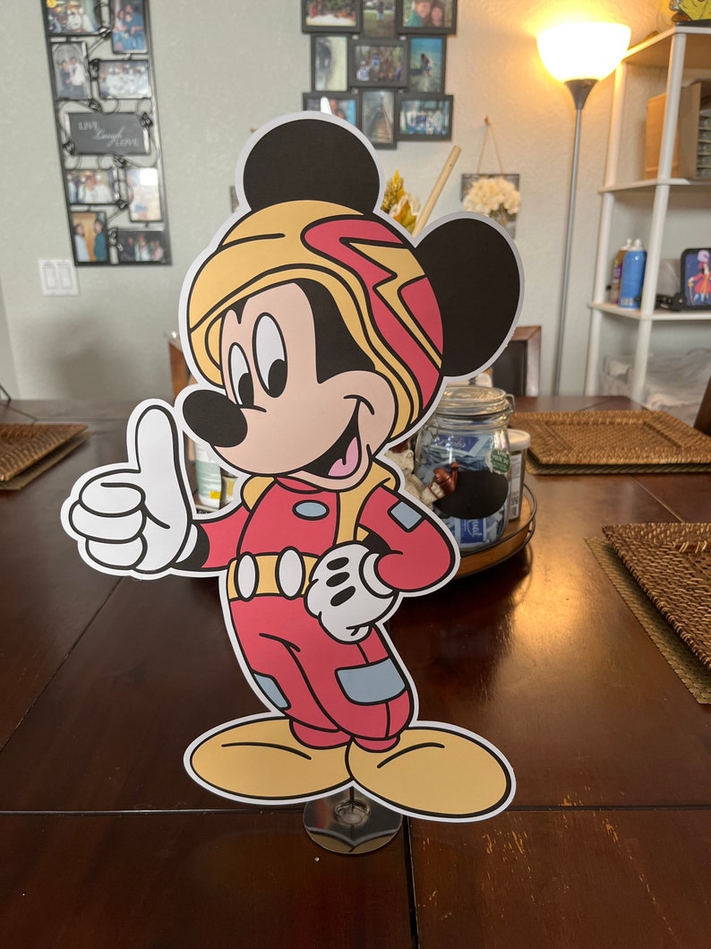Mickey Mouse and Friends Roadster Birthday Centerpiece 16 - Etsy Mickey Mouse and Friends Roadster Birthday Centerpiece 16 - Etsy