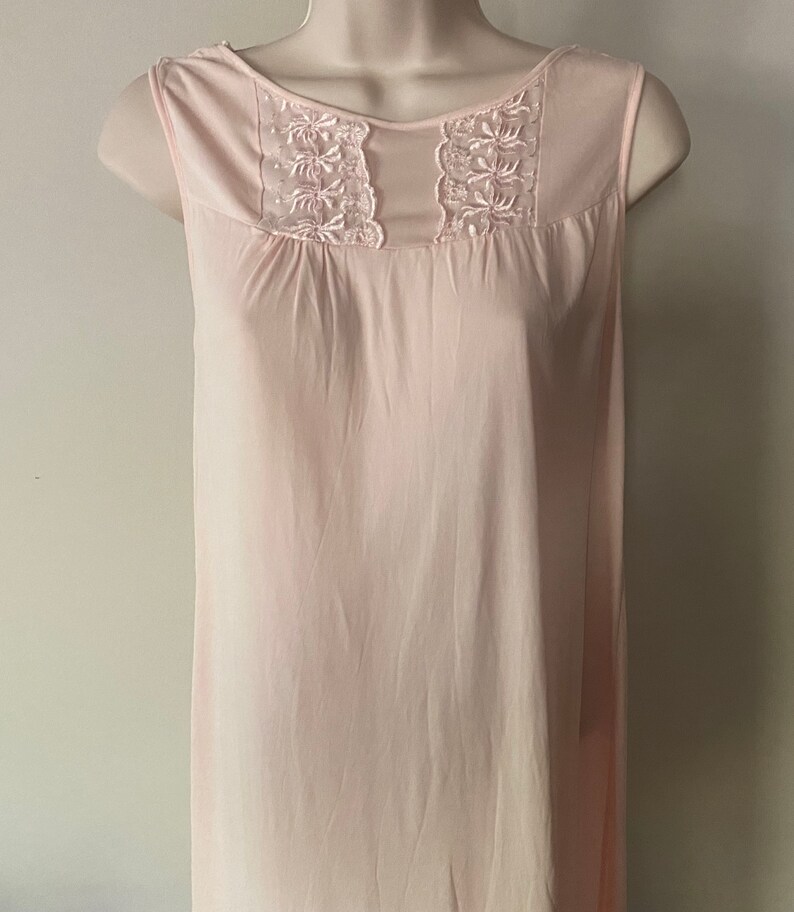 60s Pink Peignoir Set, Two Piece Lingerie Set, Petite, Above the Knee ...