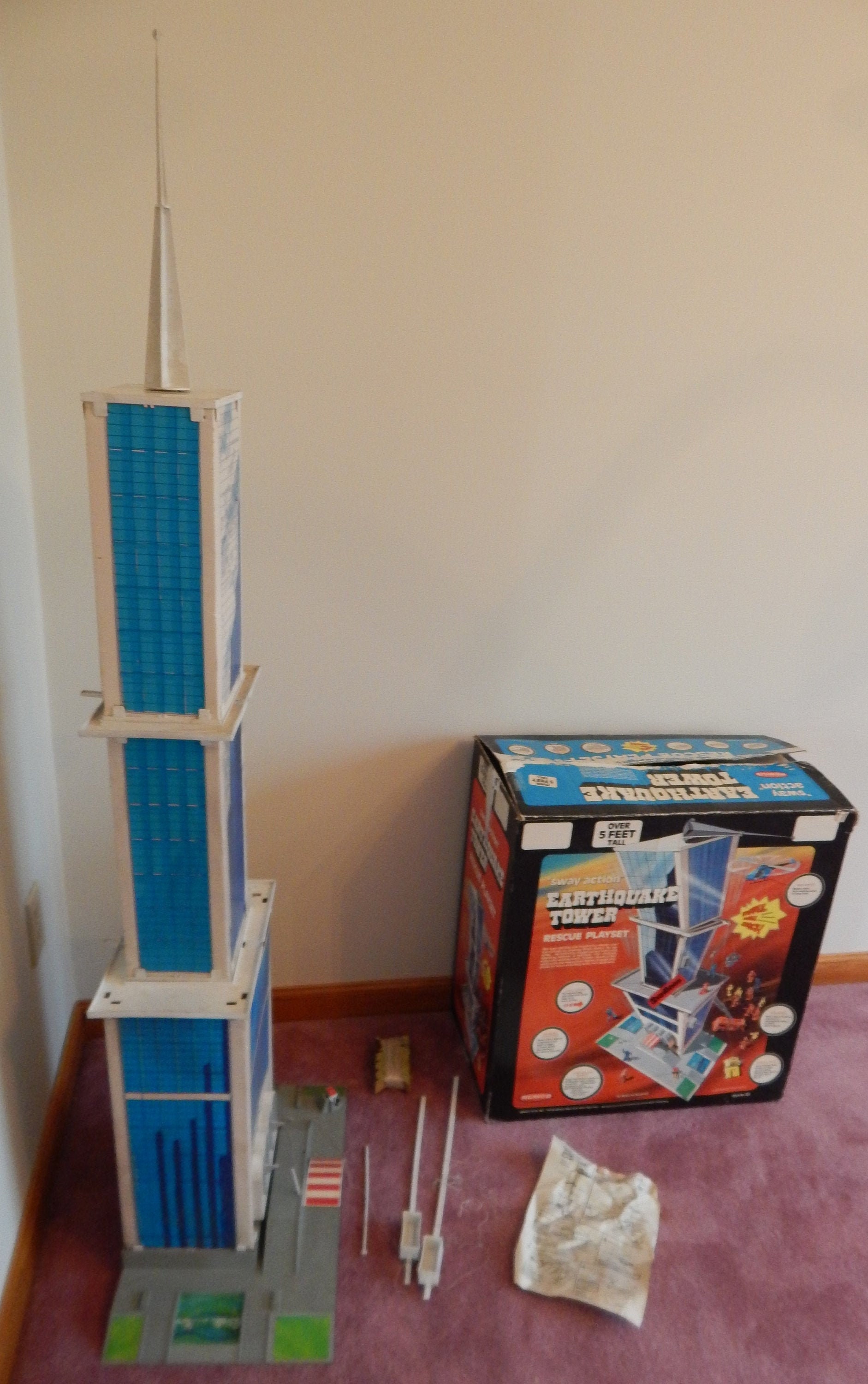 Remco Earthquake Tower 1976 Rescue Playset Includes - Etsy