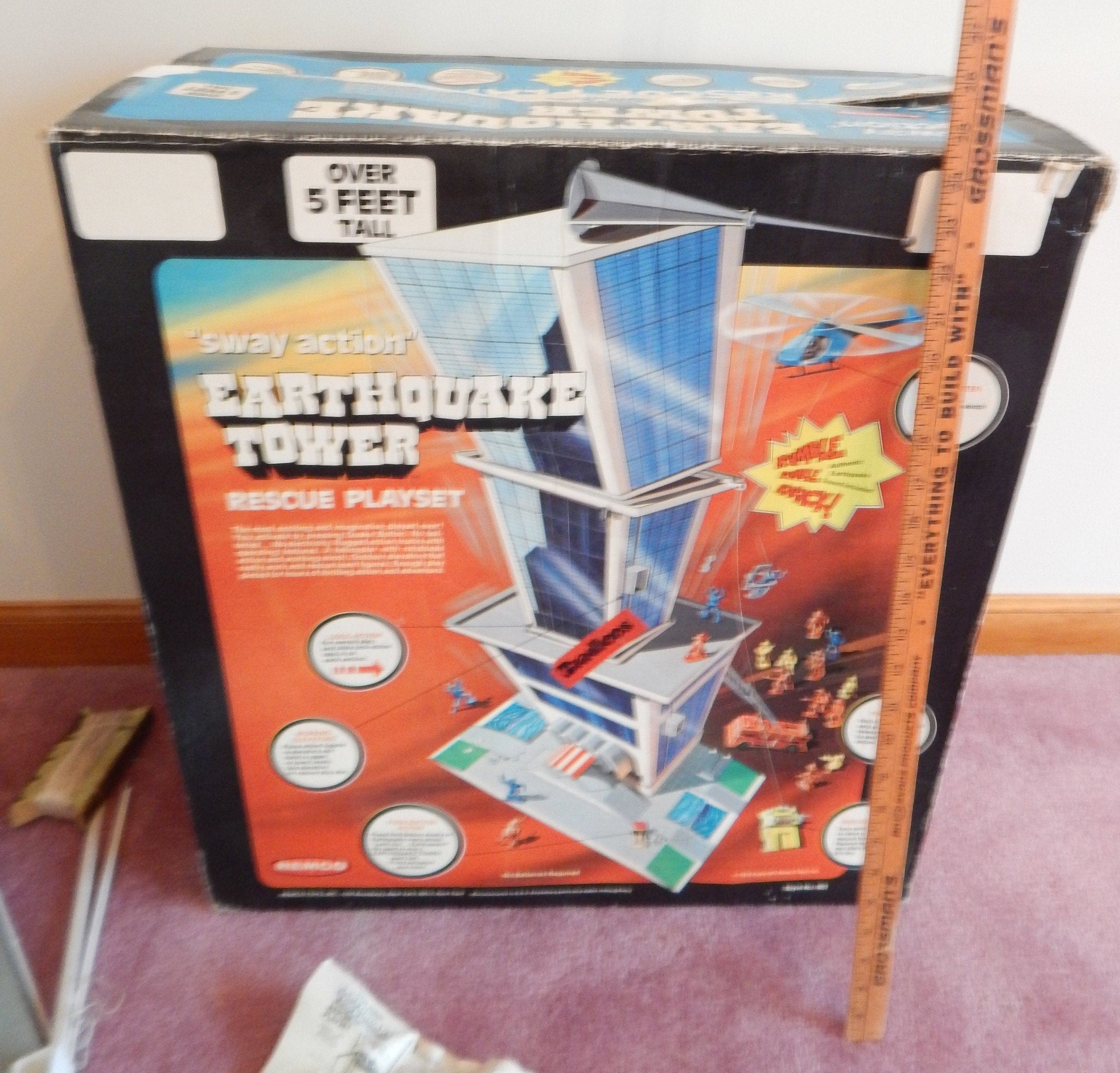 Remco Earthquake Tower 1976 Rescue Playset Includes - Etsy