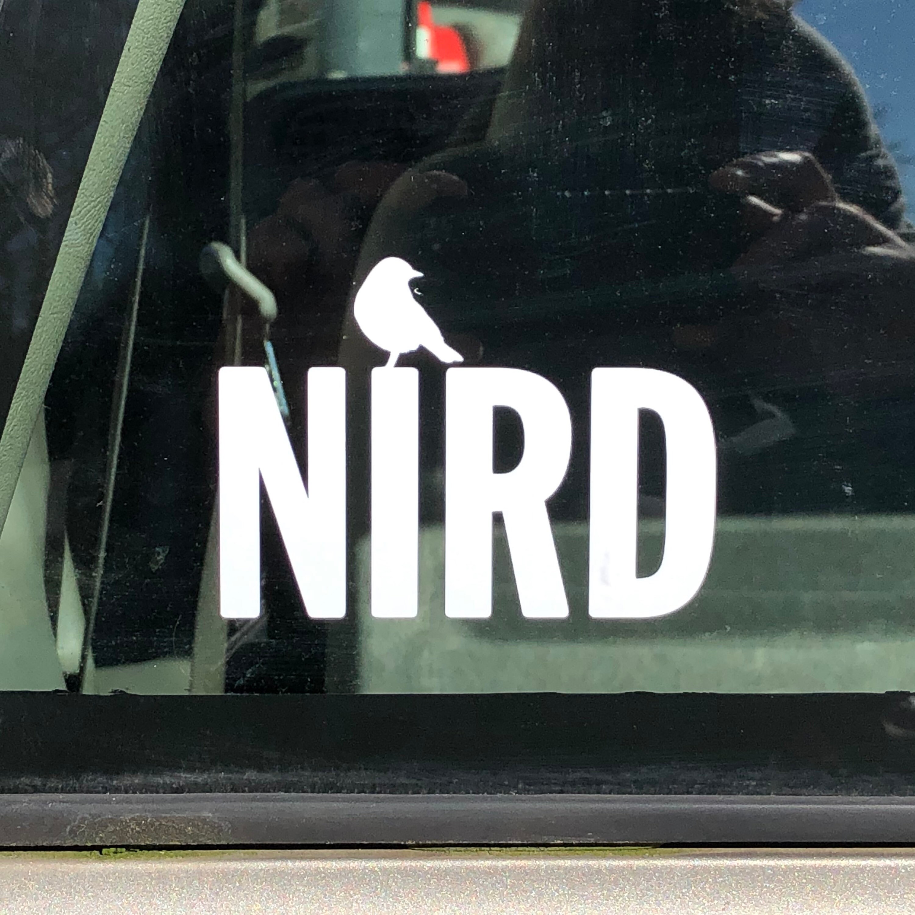NIRD birding window decal sticker birdwatching bird birds | Etsy