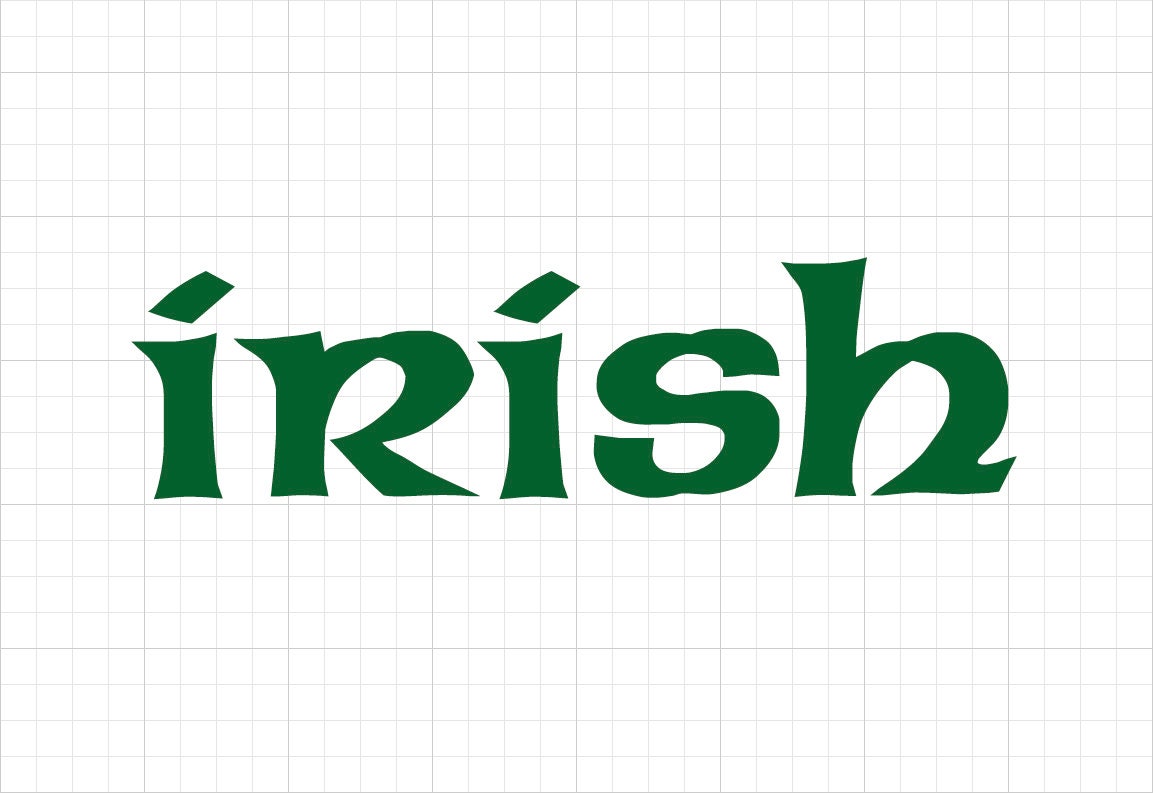 Irish Window Decal Bumper Sticker Ireland Emerald Isle - Etsy