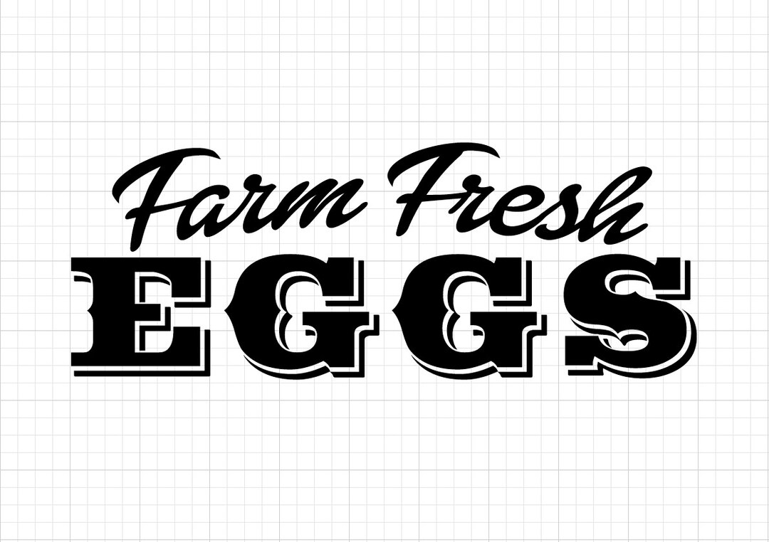 Farm Fresh Eggs Sticker Decal Country Kitchen Chicken Hens Primitive - Etsy