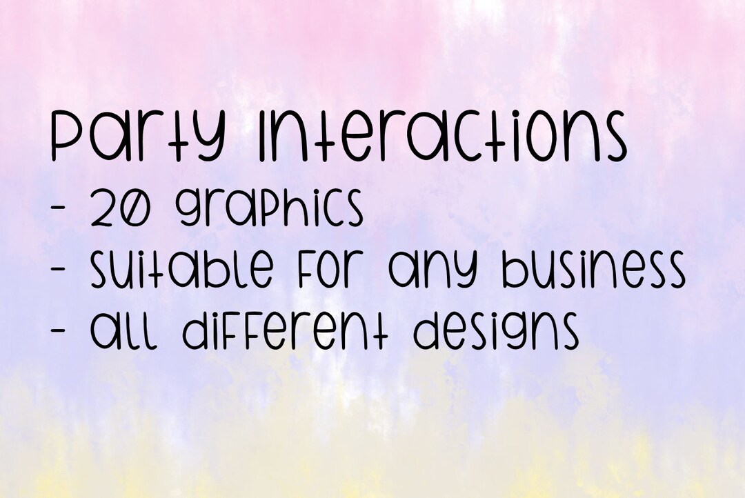 Facebook Party Graphics, Facebook Party, Interact, Interactions ...