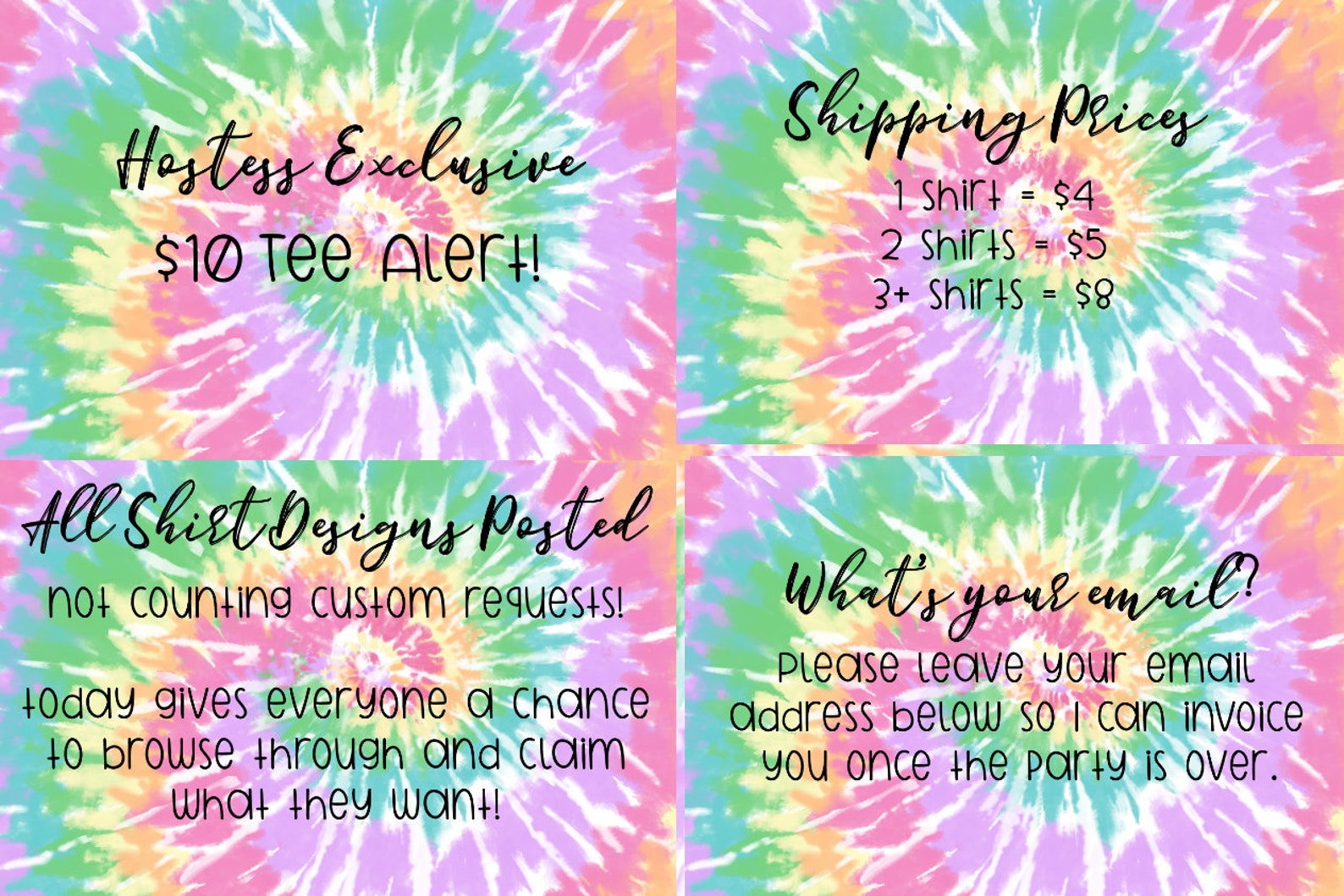Tie Dye T-shirt Party Graphics, Tee Party, Shirt Party Graphics, Shirt ...