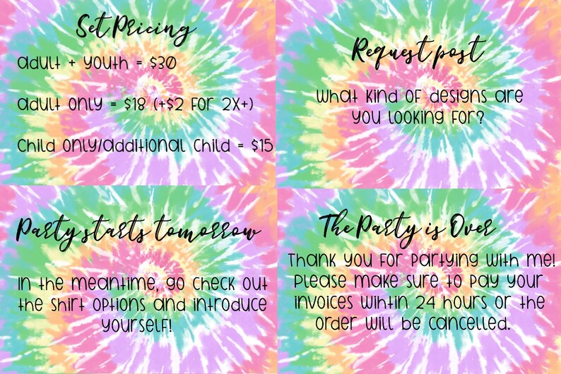 Tie Dye T-shirt Party Graphics, Tee Party, Shirt Party Graphics, Shirt ...