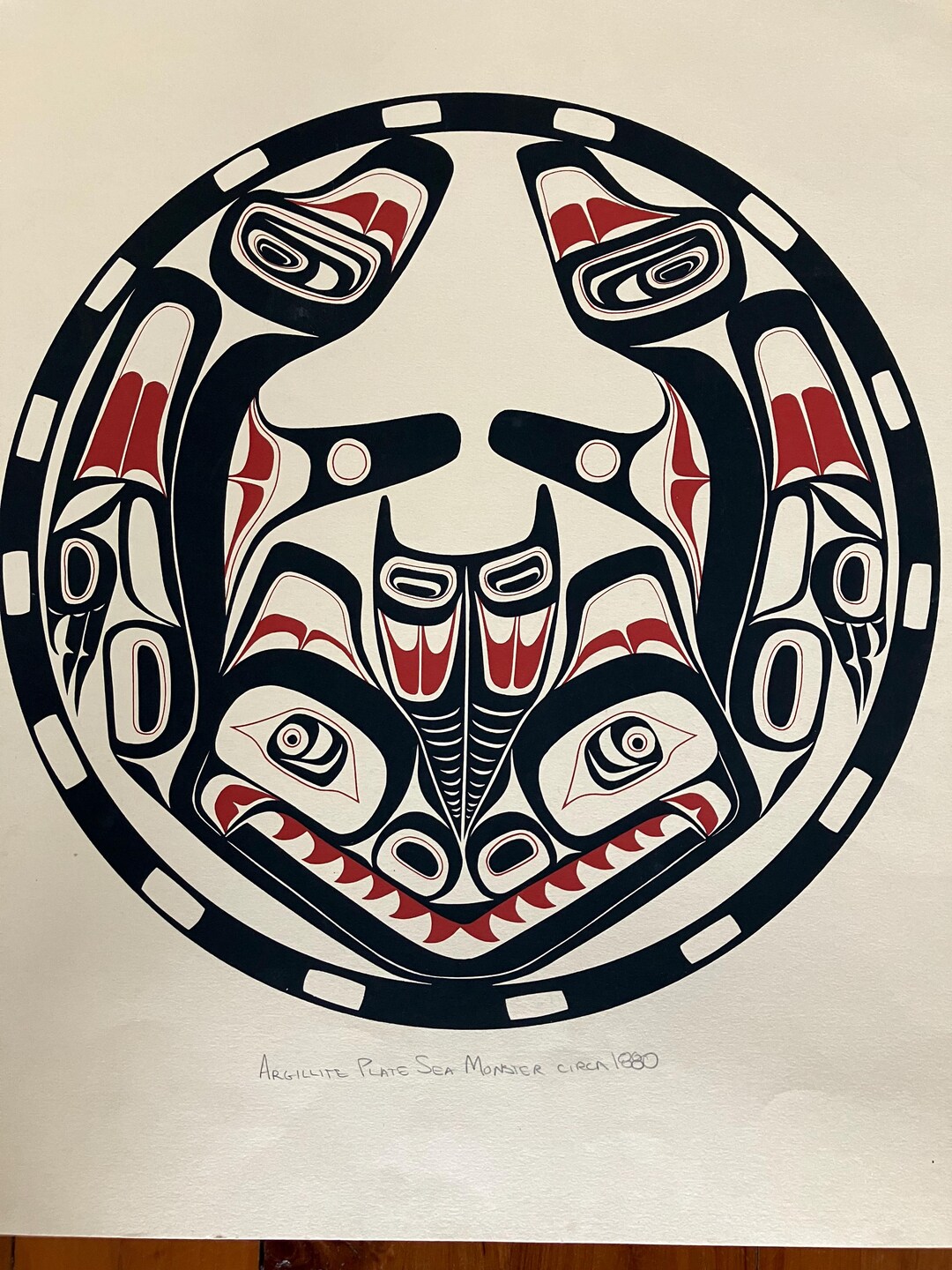 Canadian Haida Sea Monster Art Print - Etsy
