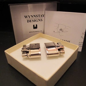 Lighter Cufflinks - Stainless Steel - Etsy
