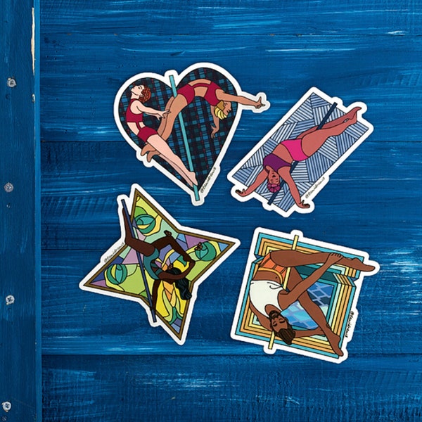Pole Dance Stickers - Etsy