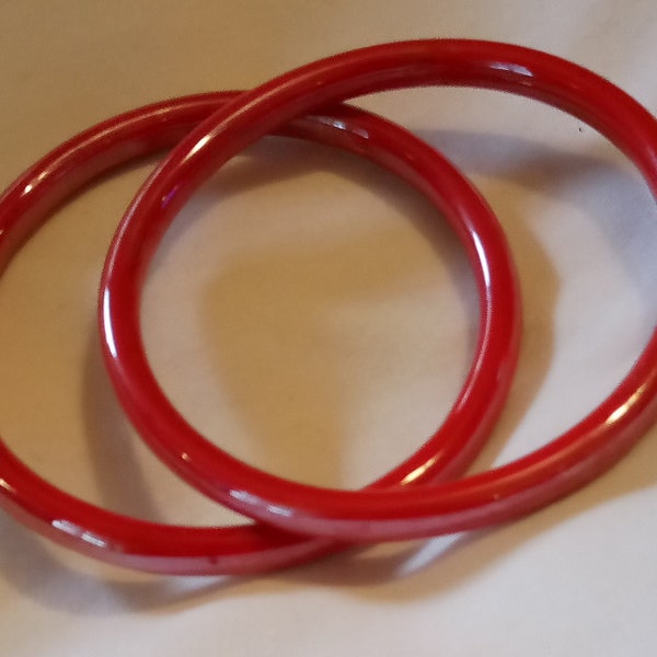 Red Bangle Bracelets for Women - Etsy UK