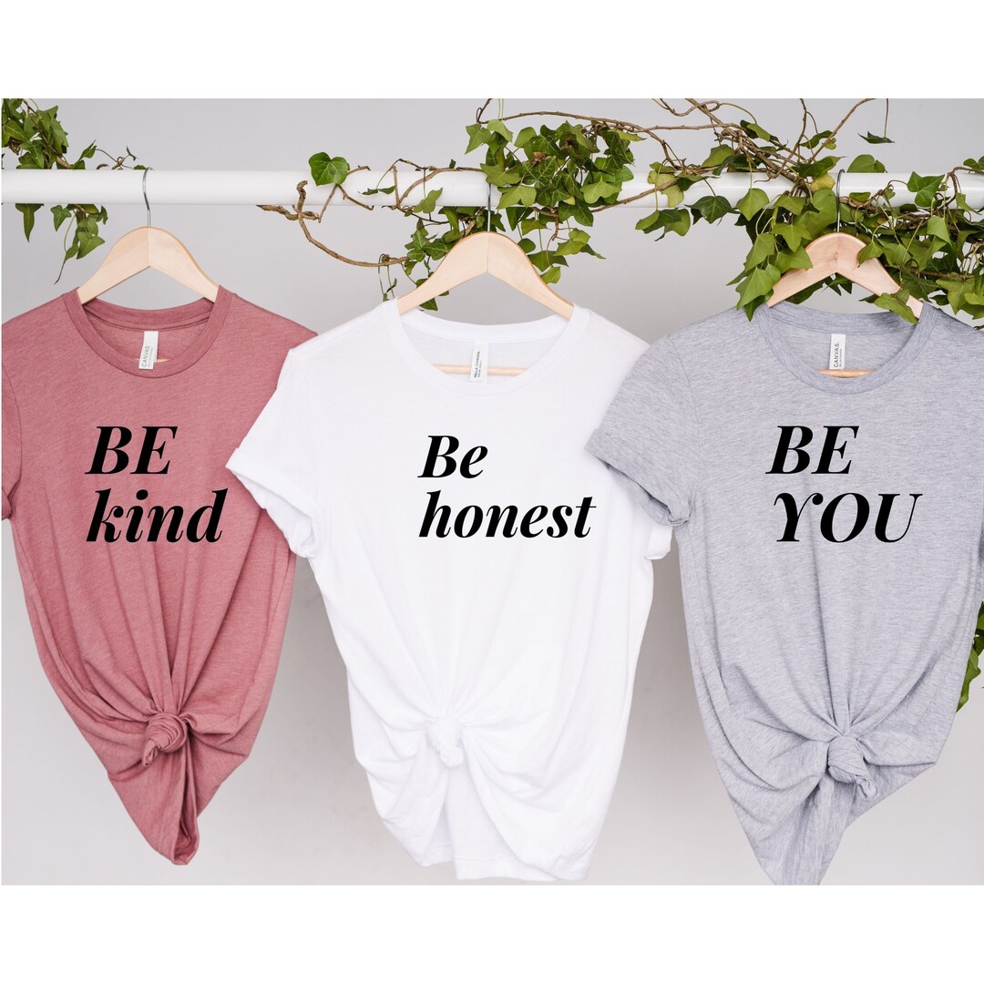 Be Kind, Be Honest, Be YOU 5 Digital Files Svg and Png Instant Download ...