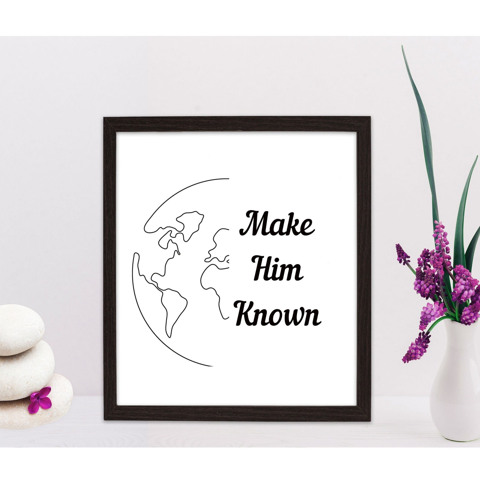 Make Him Known Png and Svg Digital File Instant Download - Etsy