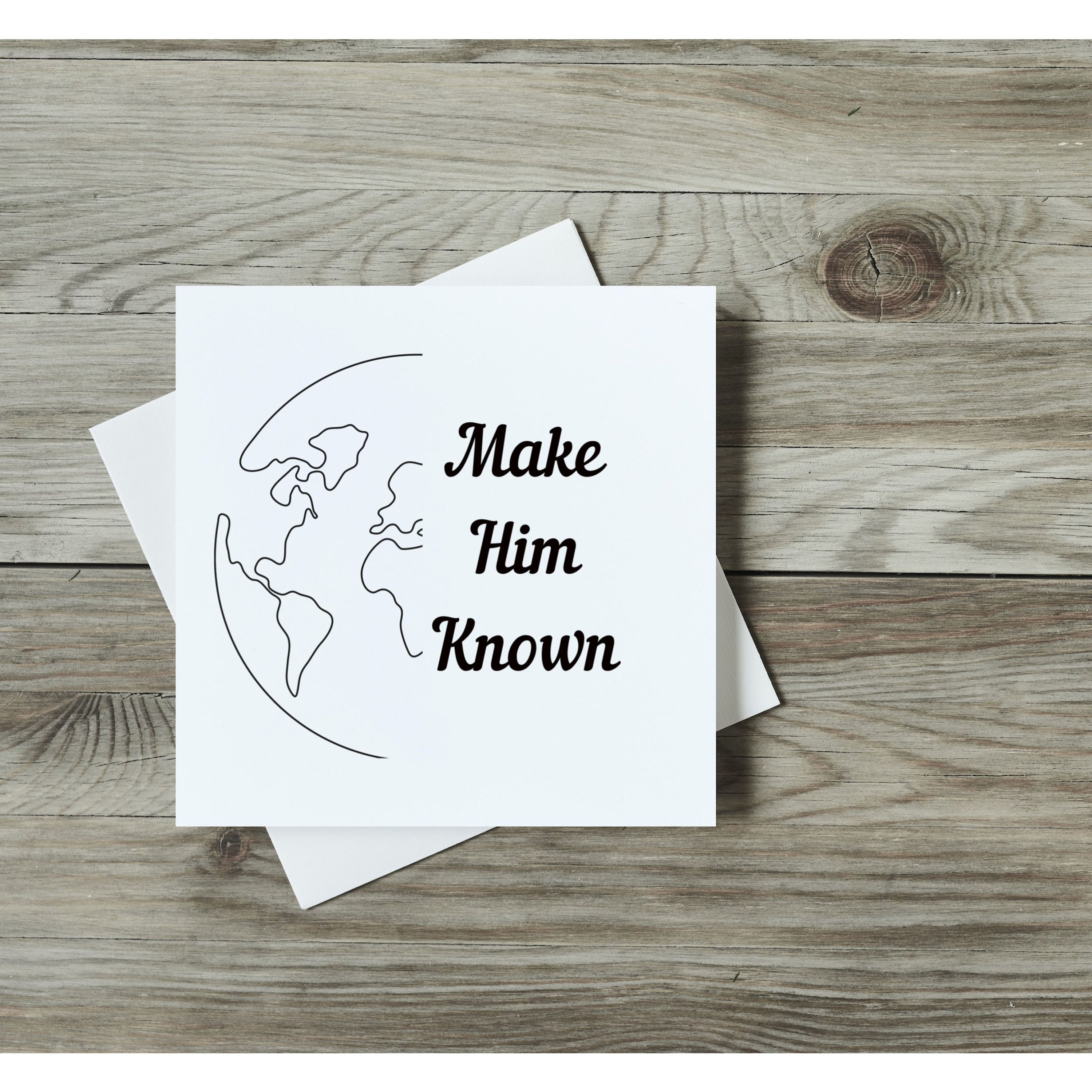 Make Him Known Png and Svg Digital File Instant Download - Etsy