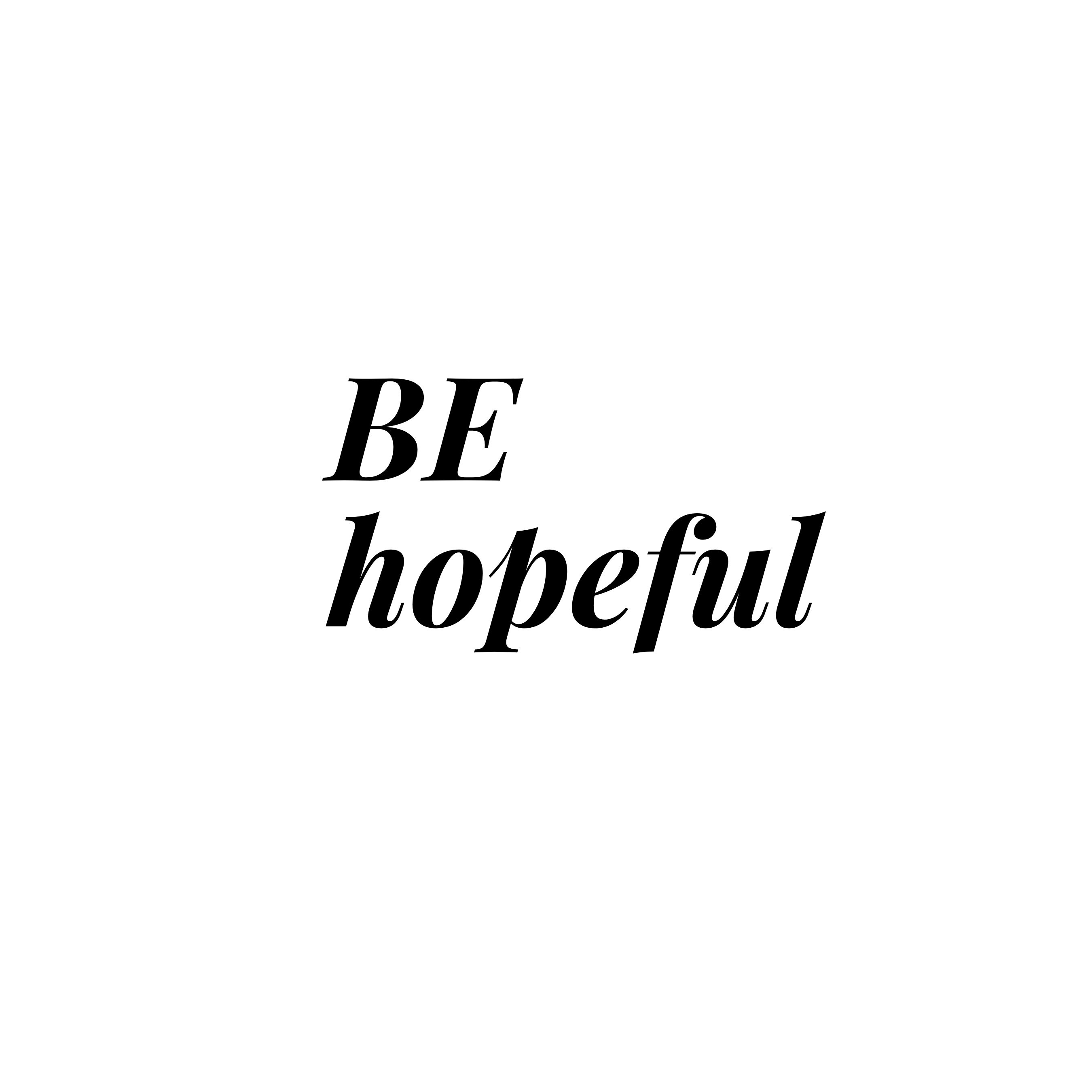Be Hopeful Digital File Svg and Png Instant Download - Etsy