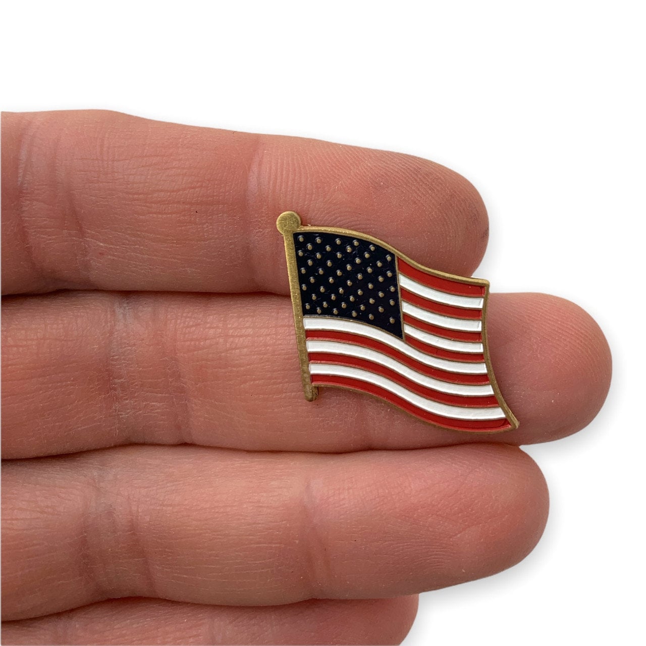 Die Struck American Flag Enamel Lapel Pin Proudly Made in USA - Etsy