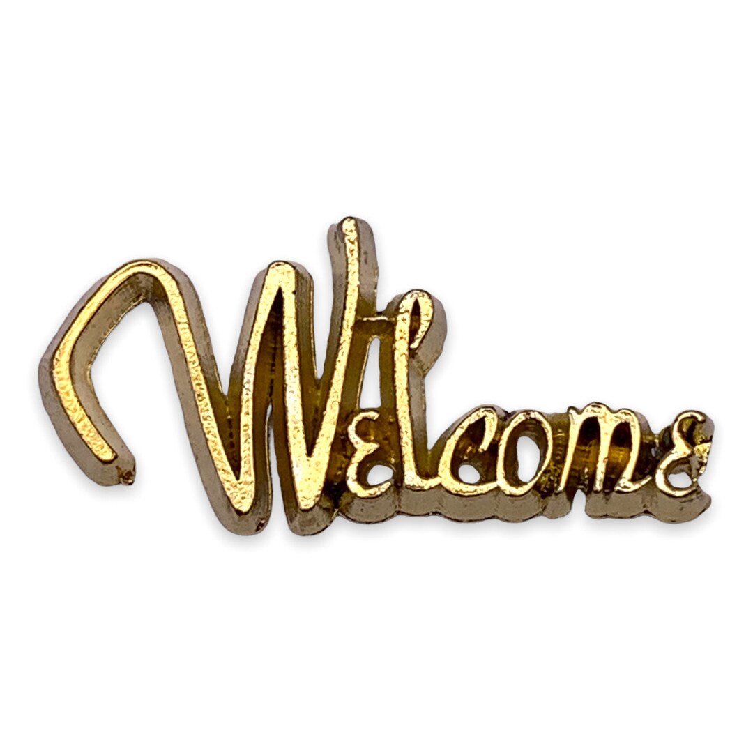 Welcome Lapel Pin - Etsy