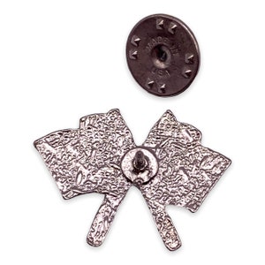 Crossed Checkered Flags Lapel Pin - Etsy