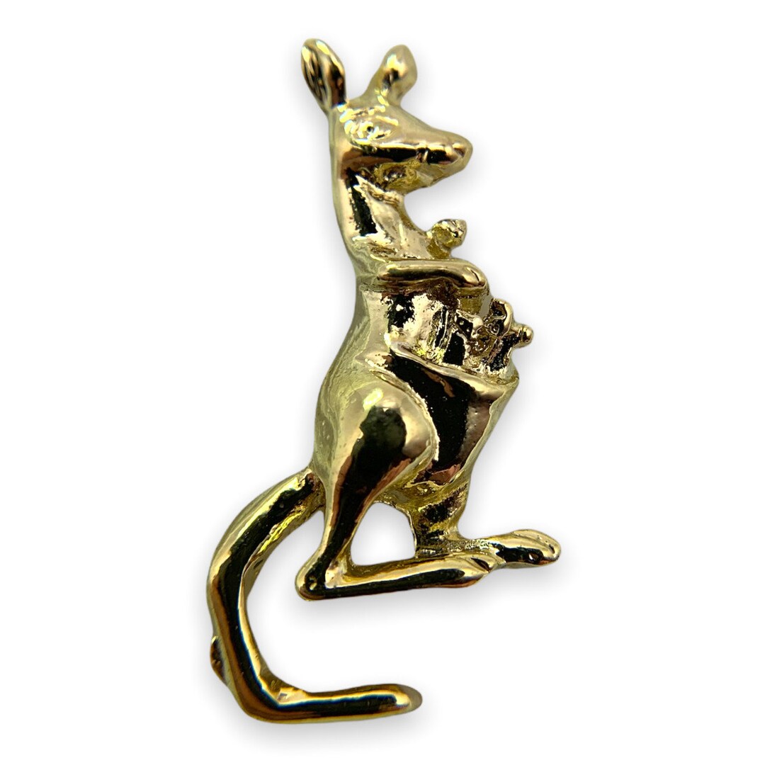 Kangaroo Lapel Pin - Etsy