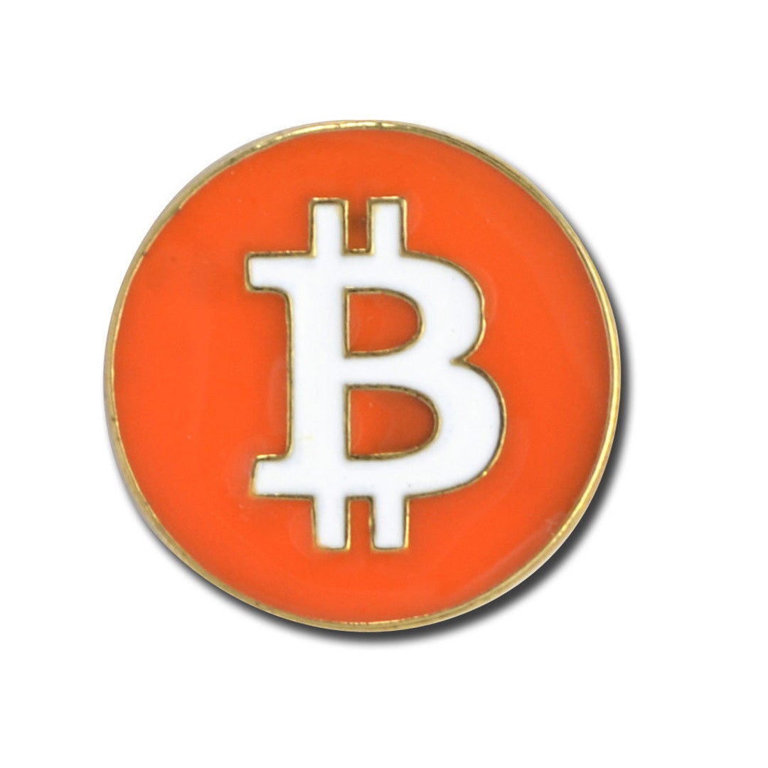 Bitcoin Enamel Lapel Pin - Etsy