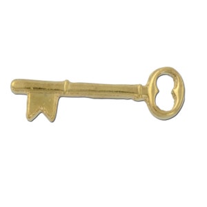 Skeleton Key Lapel Pin - Etsy