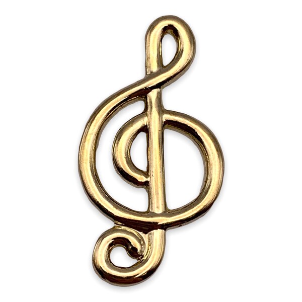 Treble Clef Pin - Etsy